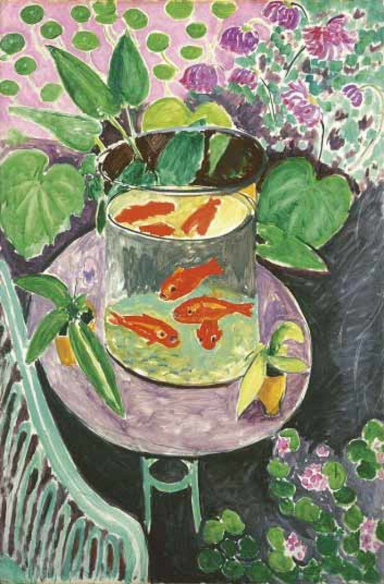 Плакат, постер Анри Матисс (Henri Matisse) под названием Красные рыбки» на бумаге, размер 21х30см