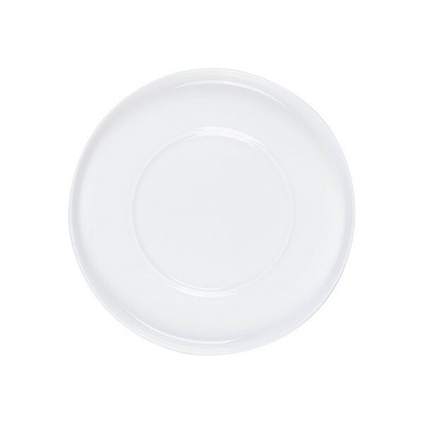 Блюдце «Вейв», фарфор, 14/8 см, белый (Royal Charm, страна Китай)