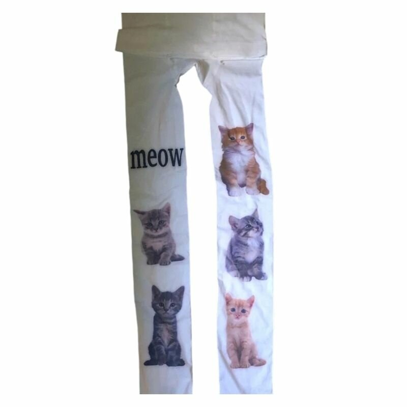 Чулки с кошачьим принтом для нишевых девушек-07