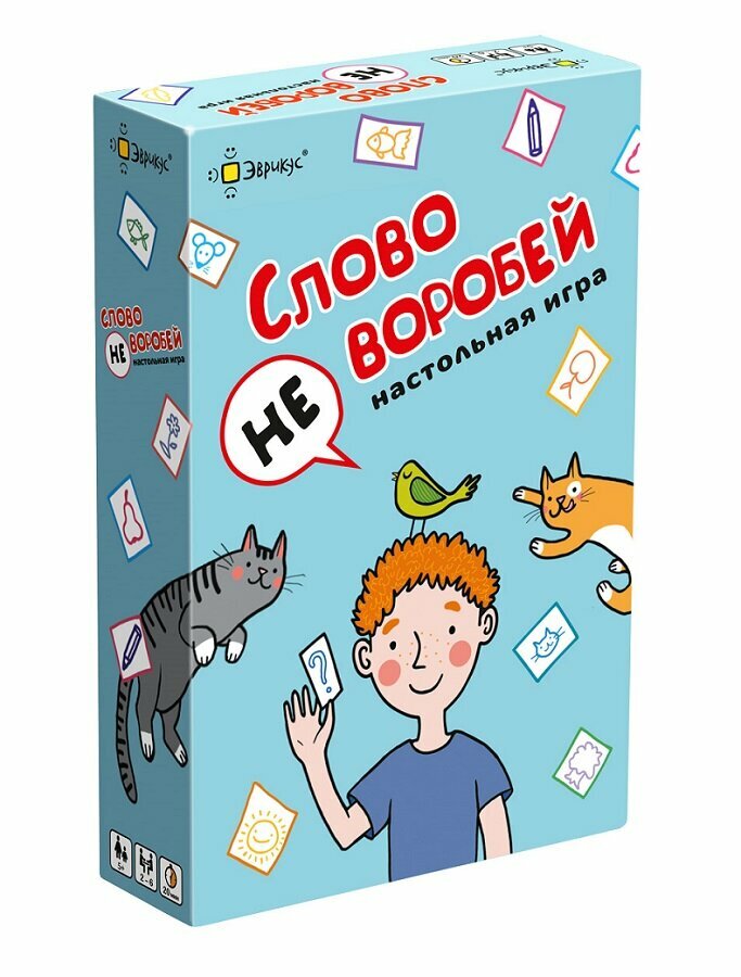 Эврикус. Настольная игра "Слово не воробей" семейная, для 2-6 игроков, от 5 лет