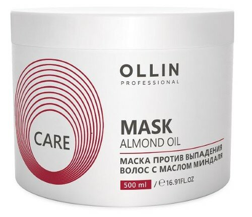 Ollin care маска против выпадения волос с маслом миндаля 500 мл