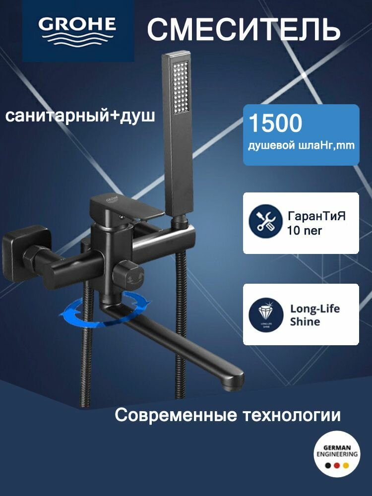 Душевые системы и смесители для ванн GROHE