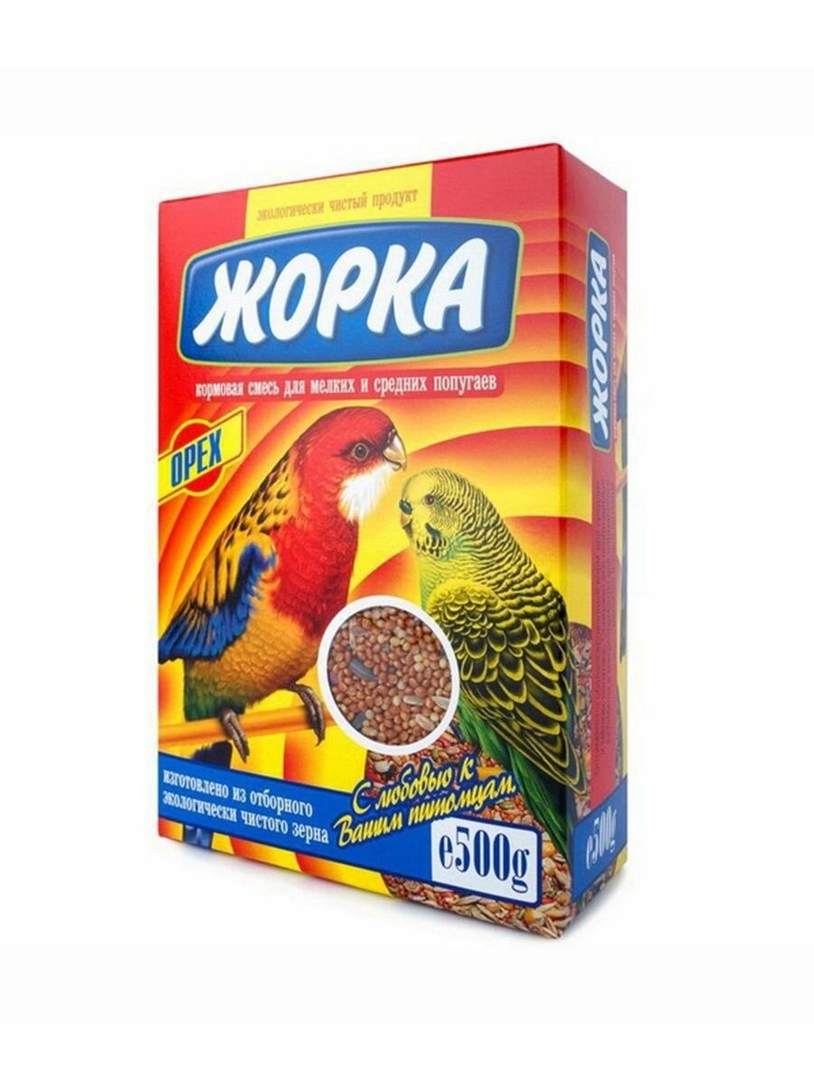 Корм Жорка Орех для мелких и средних попугаев 500г