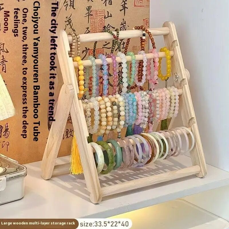 Деревянный стеллаж для хранения ободков