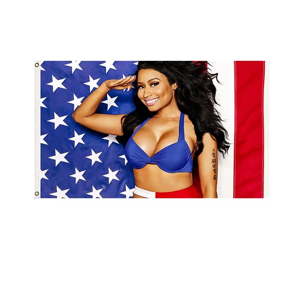 Флаг Nicki Minaj 90x150 см FLAGICTS