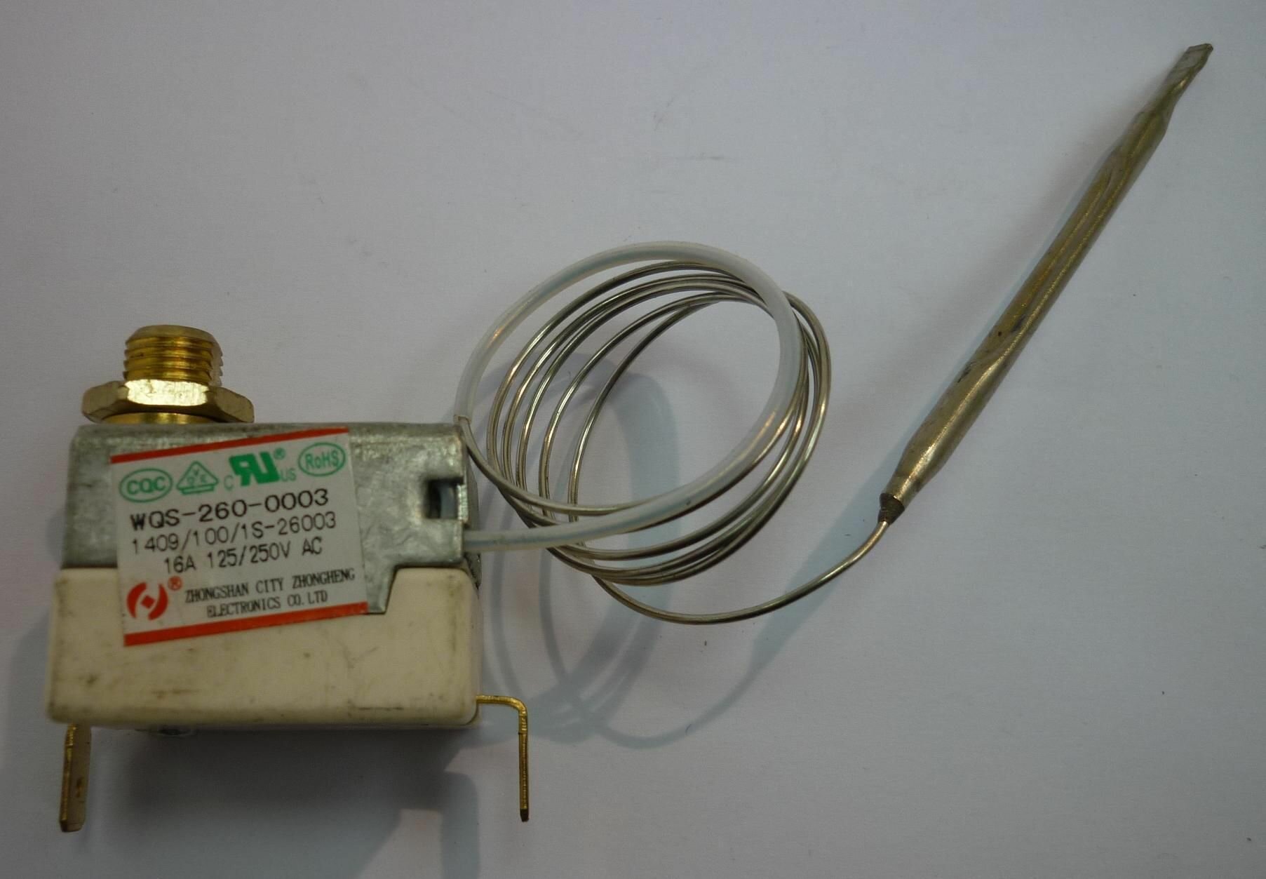 Термостат аварийный LILOMA для фритюрниц FLT 260ГР, 600х26х50 мм