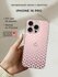 Чехол на Apple iPhone 16 Pro / Айфон 16 Про с принтом "Сердечки и клетка - 14 фе...
