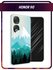 Чехол на Honor 90 / Хонор 90 с принтом Синяя снежная гора, прозрачный