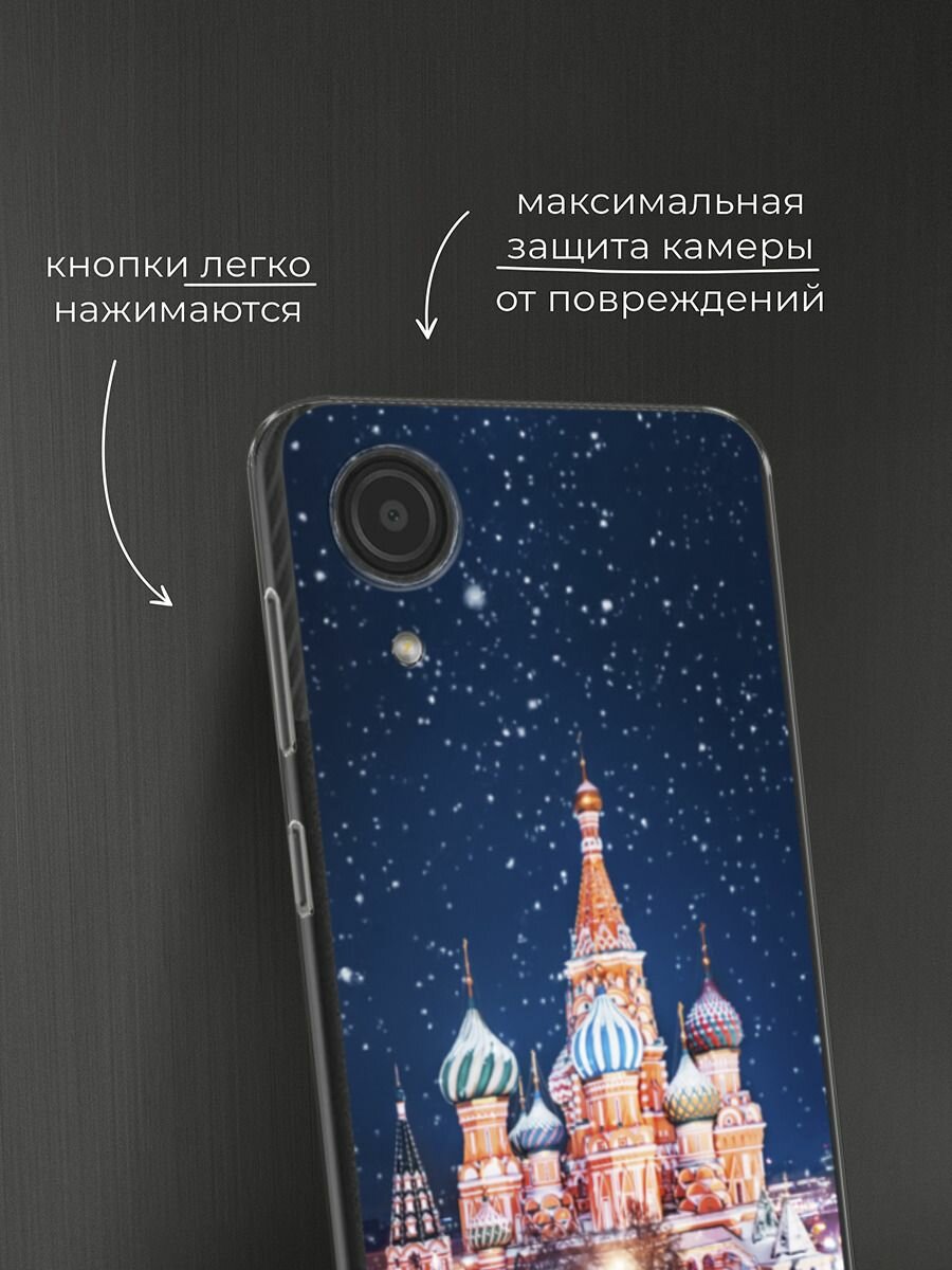 Чехол на Samsung Galaxy A03 Core / Самсунг Галакси А03 Core с принтом "Москва 1" — фото 1