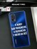 Чехол на Realme 7 Pro / Реалми 7 Про с принтом "Живу как положено", прозрачный