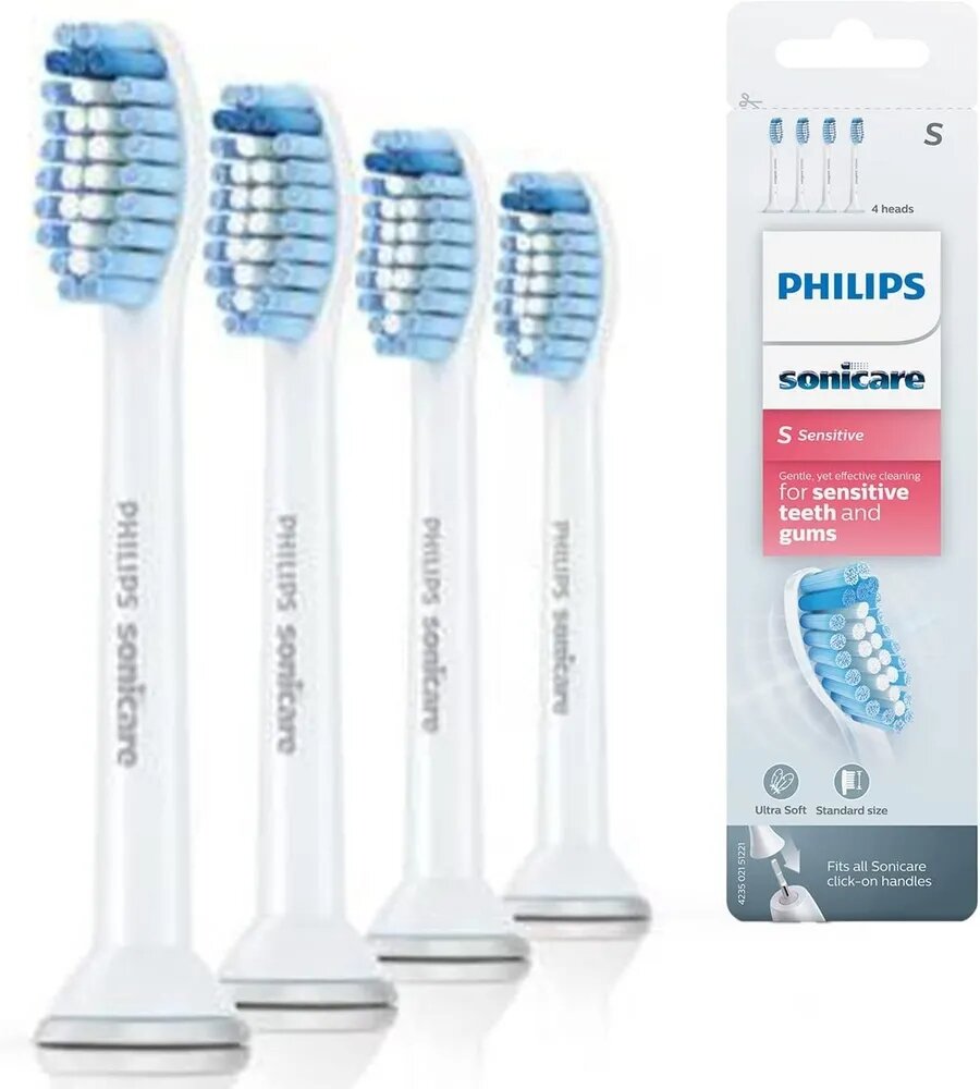 Braun S Sensitive Насадки для чувствительных зубов HX6052/07,4 шт