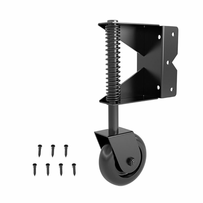 Ролики для пружинных дверей из ПВХ забора высотой 1 балл или около того, тяжелых дверей, универсальные колеса-JS241021 (слева,