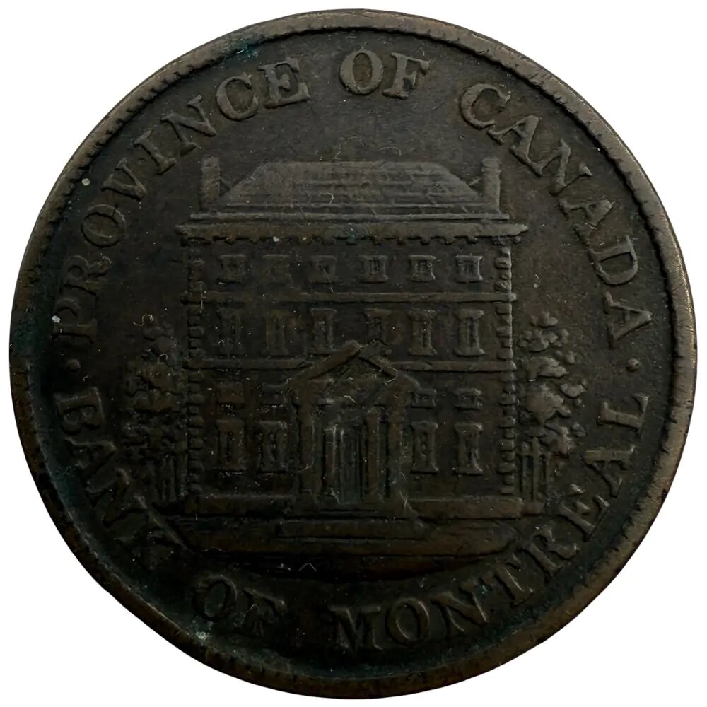 Канада, Нижняя Канада, токен 1/2 пенни 1842 г. (Лот №2)