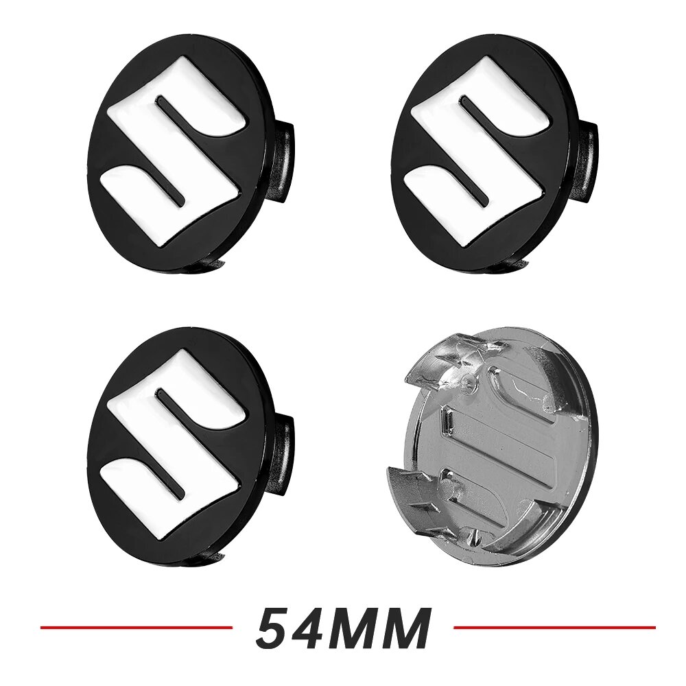 4 шт, 54/58 мм, центральные колпаки для колес автомобиля, крышка ступицы, декоративные аксессуары для Suzuki Grand Vitara Baleno SX4 Swift Jimmy Alto Samurai