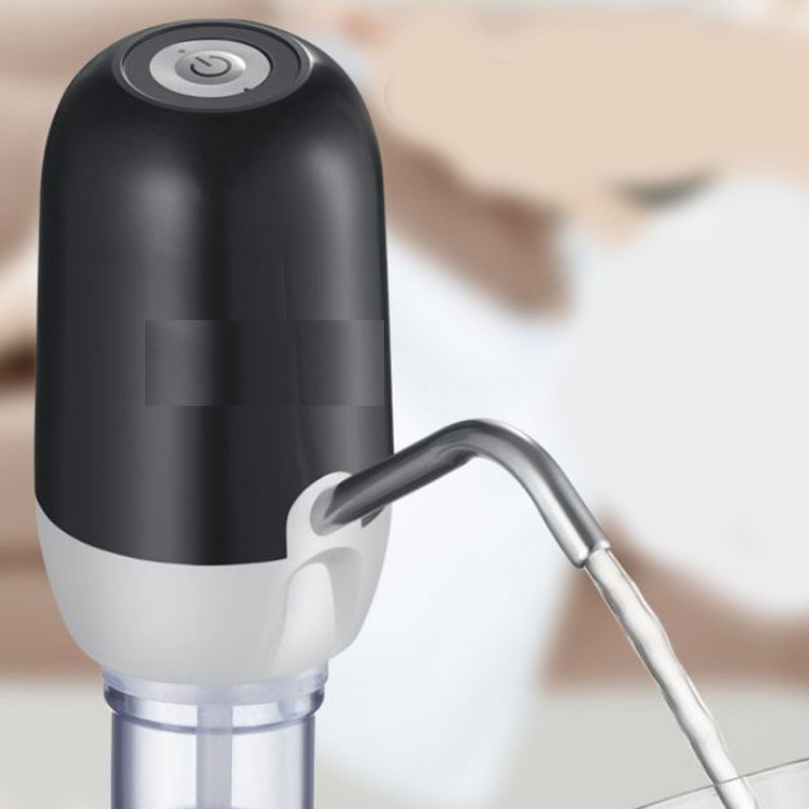 Автоматический насос для питьевой воды, зарядка через USB, портативный электрический диспенсер для воды с переключателем, портативный электрический насос для питьевой воды