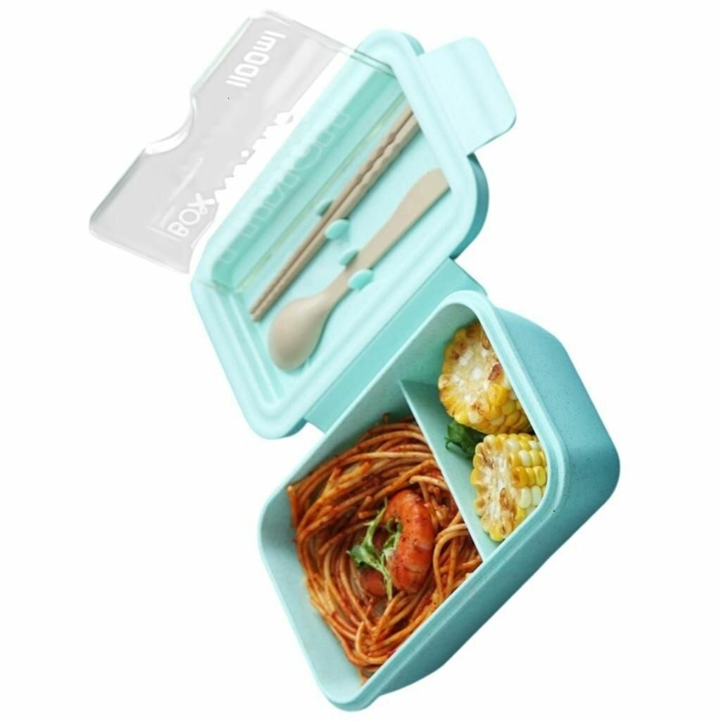 Гигиеническая система для еды с разделителем и держателем телефона, Скандинавский зеленый цвет