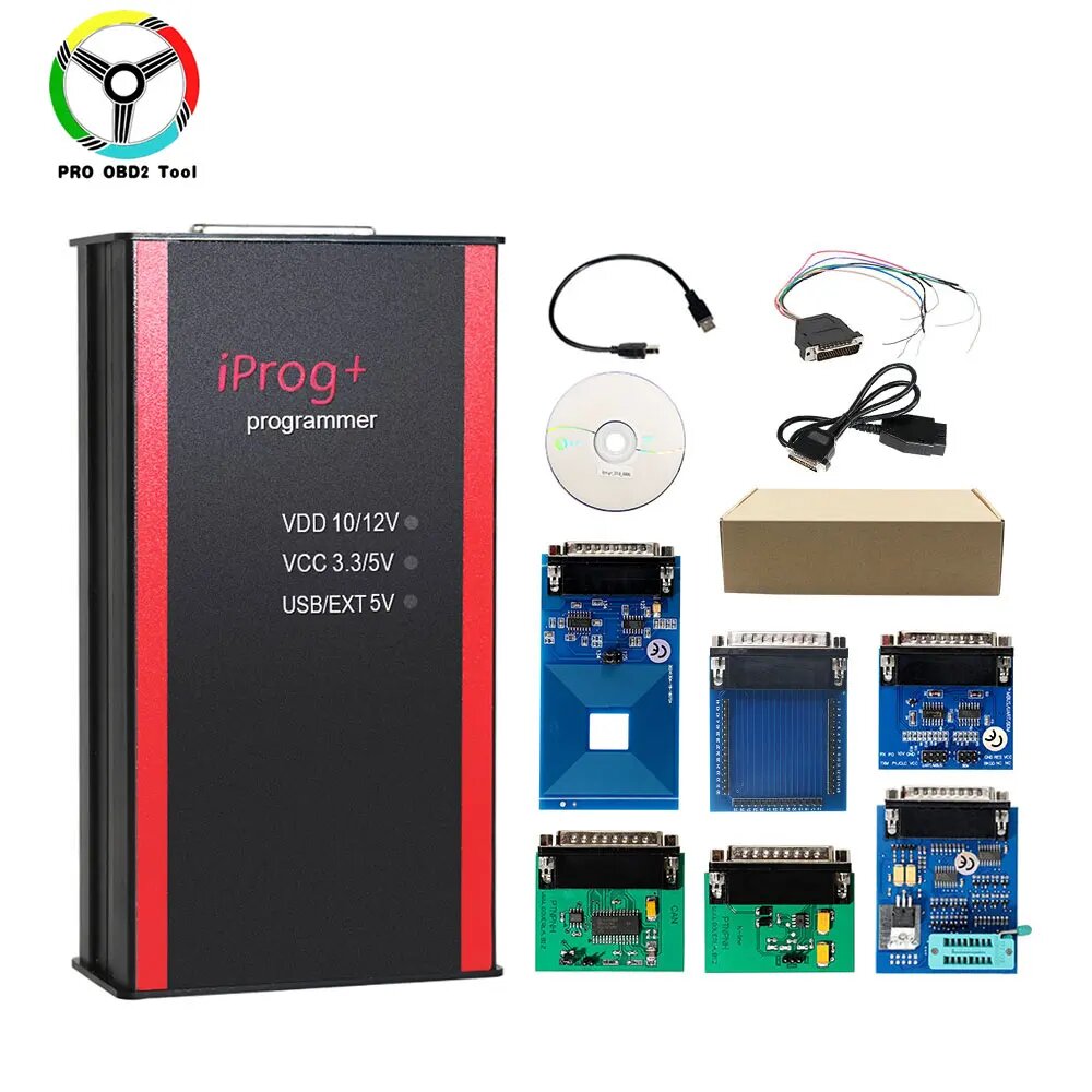 Программатор диагностики IProg v87 с поддержкой IMMO odo коррекция подушки безопасности Сброс IPROG с K линией/CAN адаптером Iprog v85, Iprog 6 Adapters