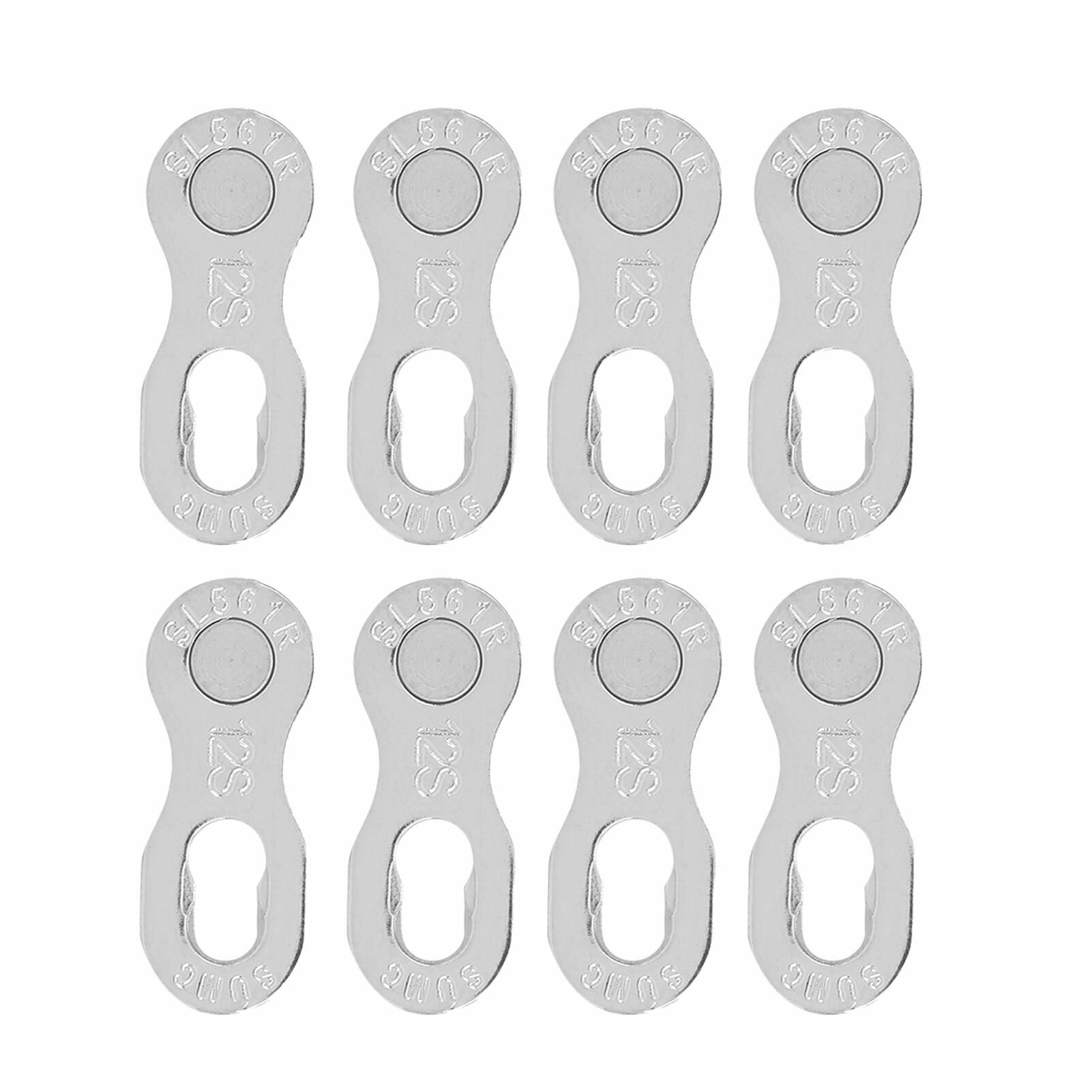 4 пары стальных звеньев для велосипедной цепи, соединитель для 12-скоростного велосипеда, прочные серебряные запасные части