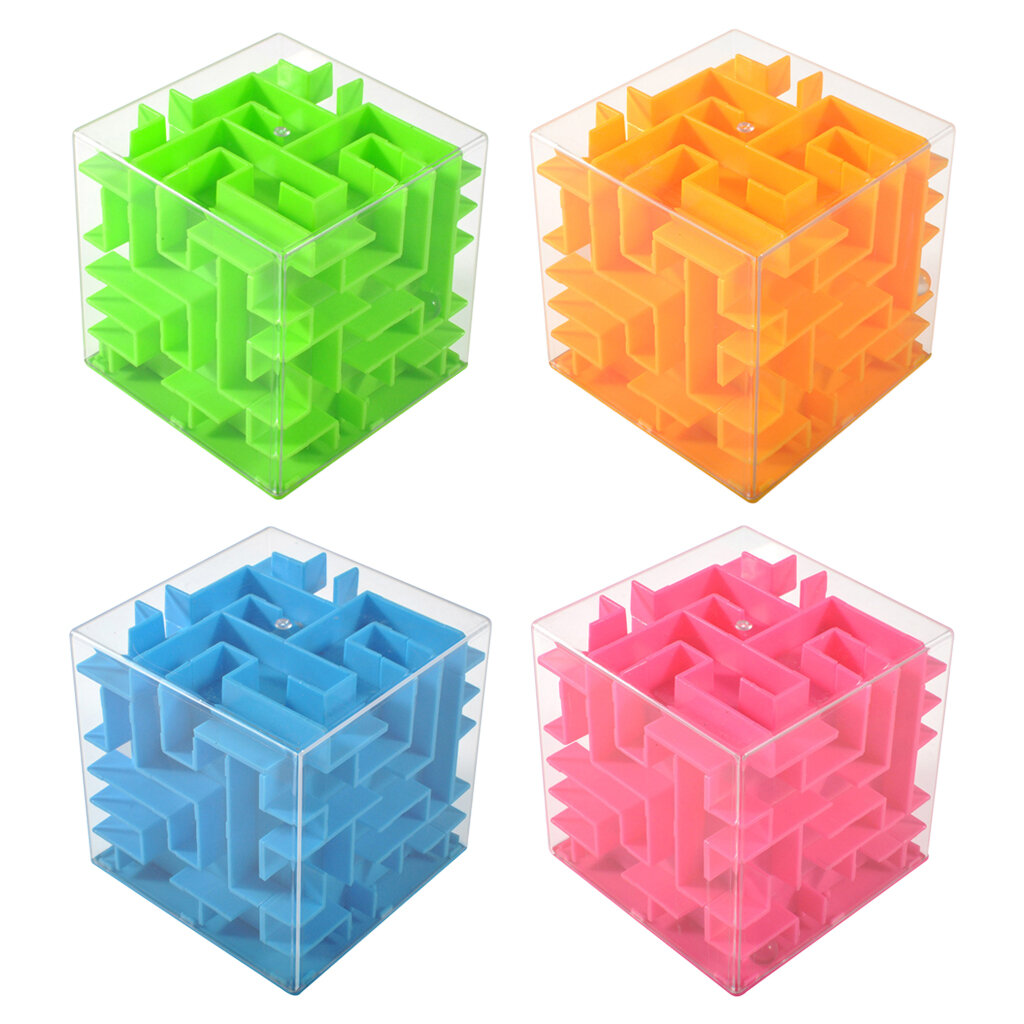 Коробка-Головоломка с Денежным Лабиринтом из 4 упаковок, Подарочные Коробки-Головоломки с Денежным Держателем для Детей и Взрослых на День Рождения Рождество