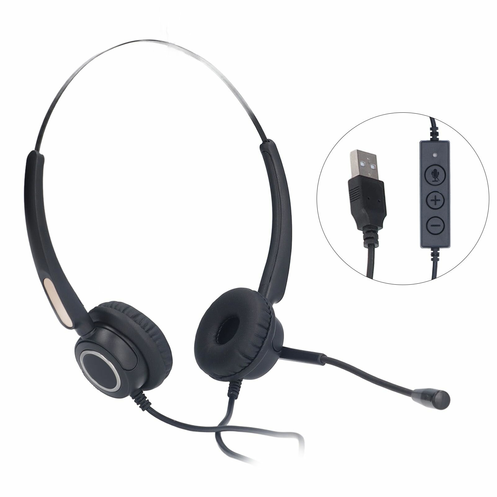 Гарнитура колл-центра USB, HD Call