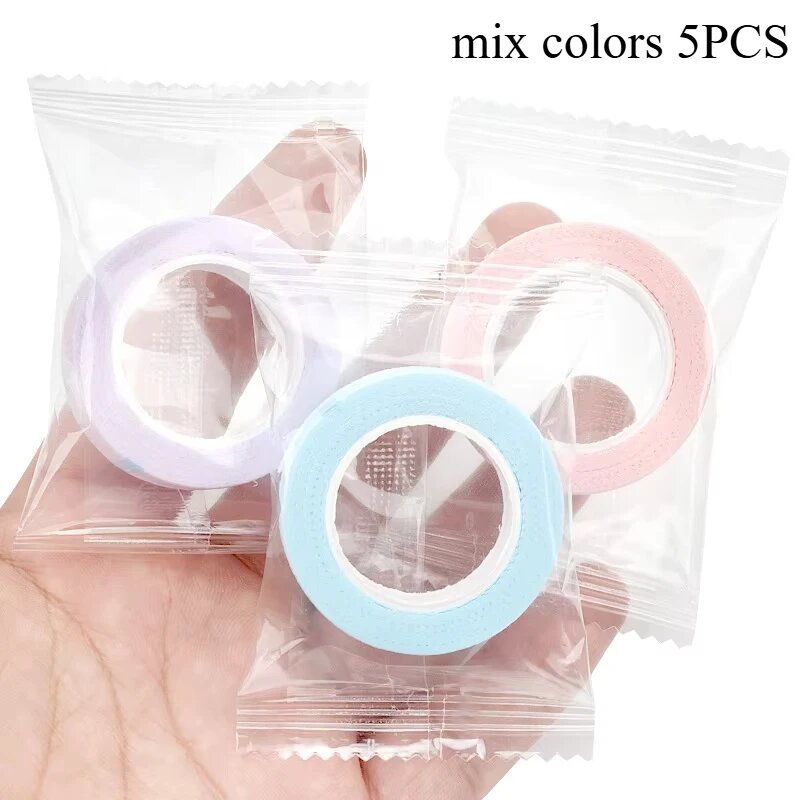 VECENT дышащая клейкая лента для наращивания ресниц mix colors 5PCS