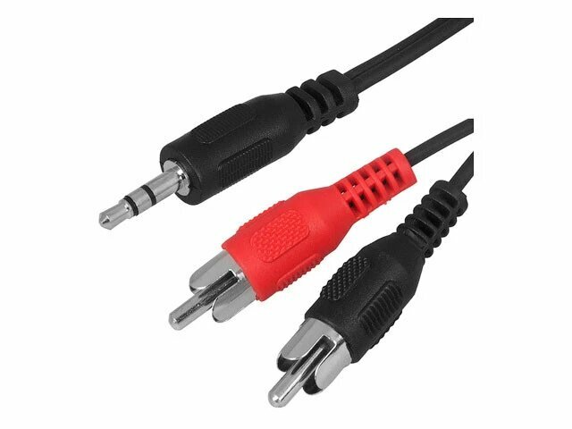 REXANT Шнур Стерео 3,5 мм - 2 RCA, длина 10 метров 17-4207