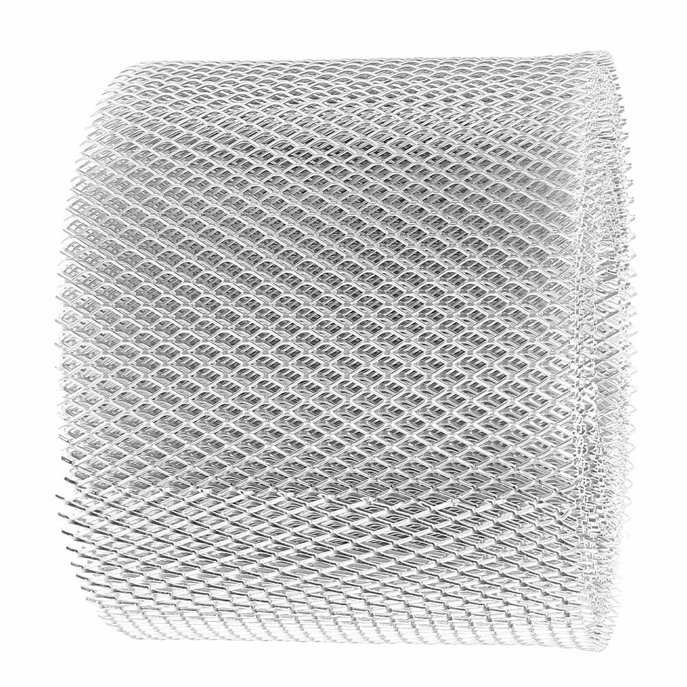 Сетка защитная из нержавеющей стали для водосточных желобов, серебристая, для дома, 15 на 600 см