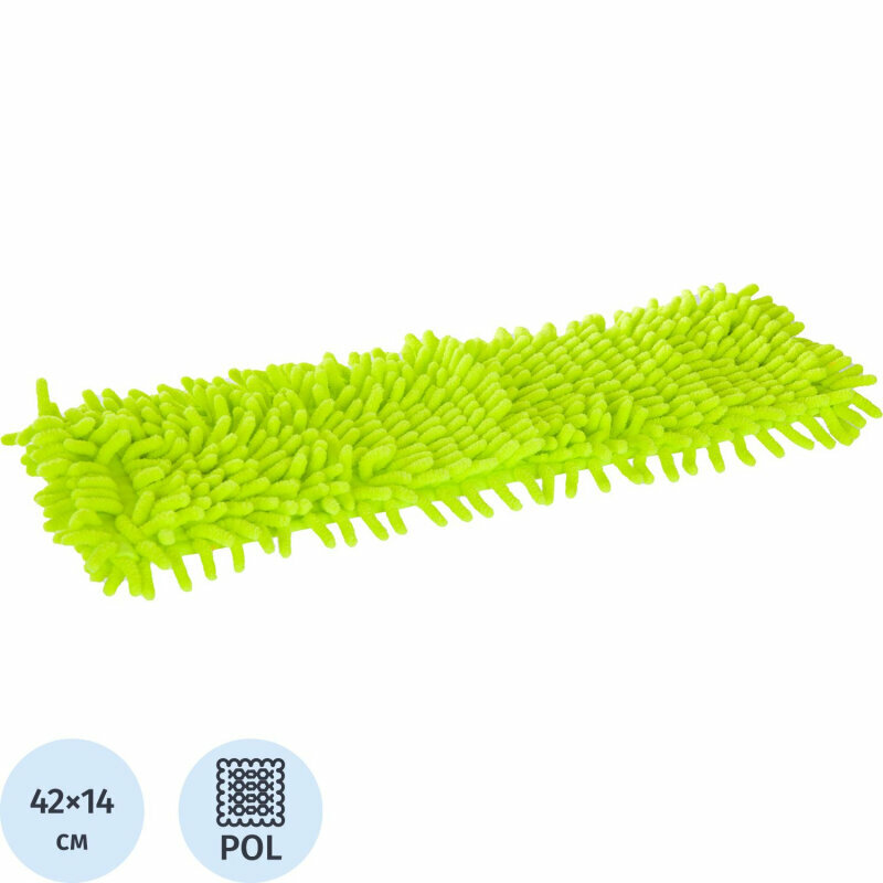 Насадка МОП для швабры-флаундера плоской синель 40x10 см, 1649035