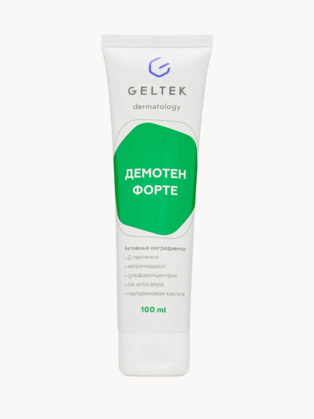 Гельтек Увлажняющая гель сыворотка Демотен Форте от прыщей и демодекоза, 100 мл