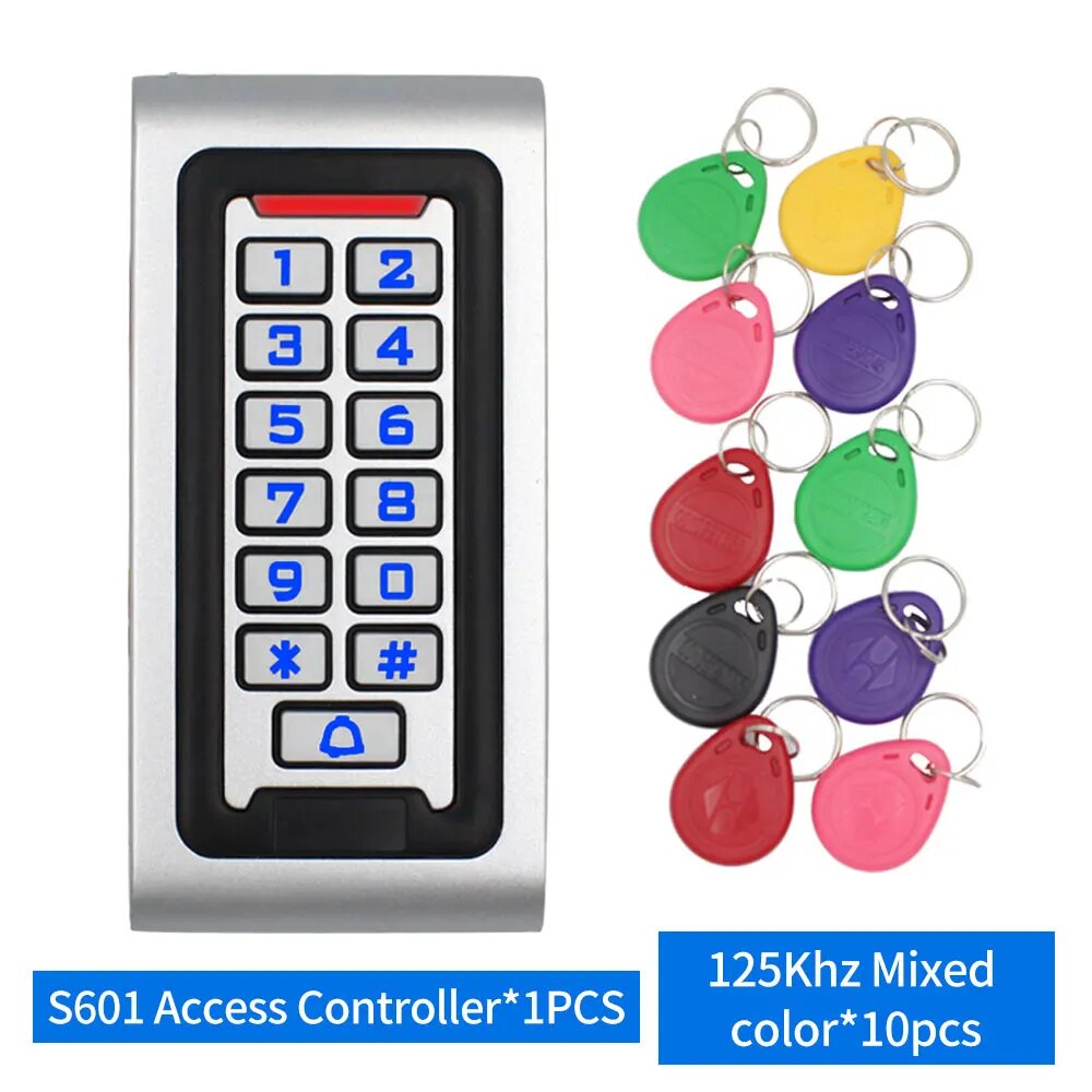 LUCKING DOOR S601/S602 Автономный контроллер доступа RFID S601EM-W-key