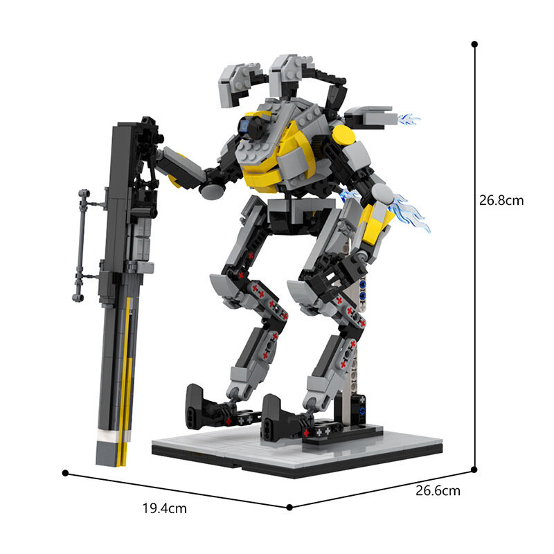 KTmocs MOC-68249 Серия «Звездные войны» BT-7274 Строительные блоки Pioneer Titan, совместимые с LEGO