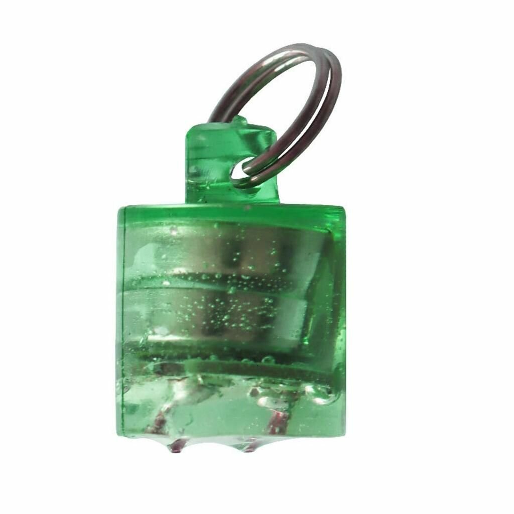 Лампа для рыбалки Мини светящаяся приманка Лампа для поиска рыбы Приманка для кальмаров, Зеленый свет