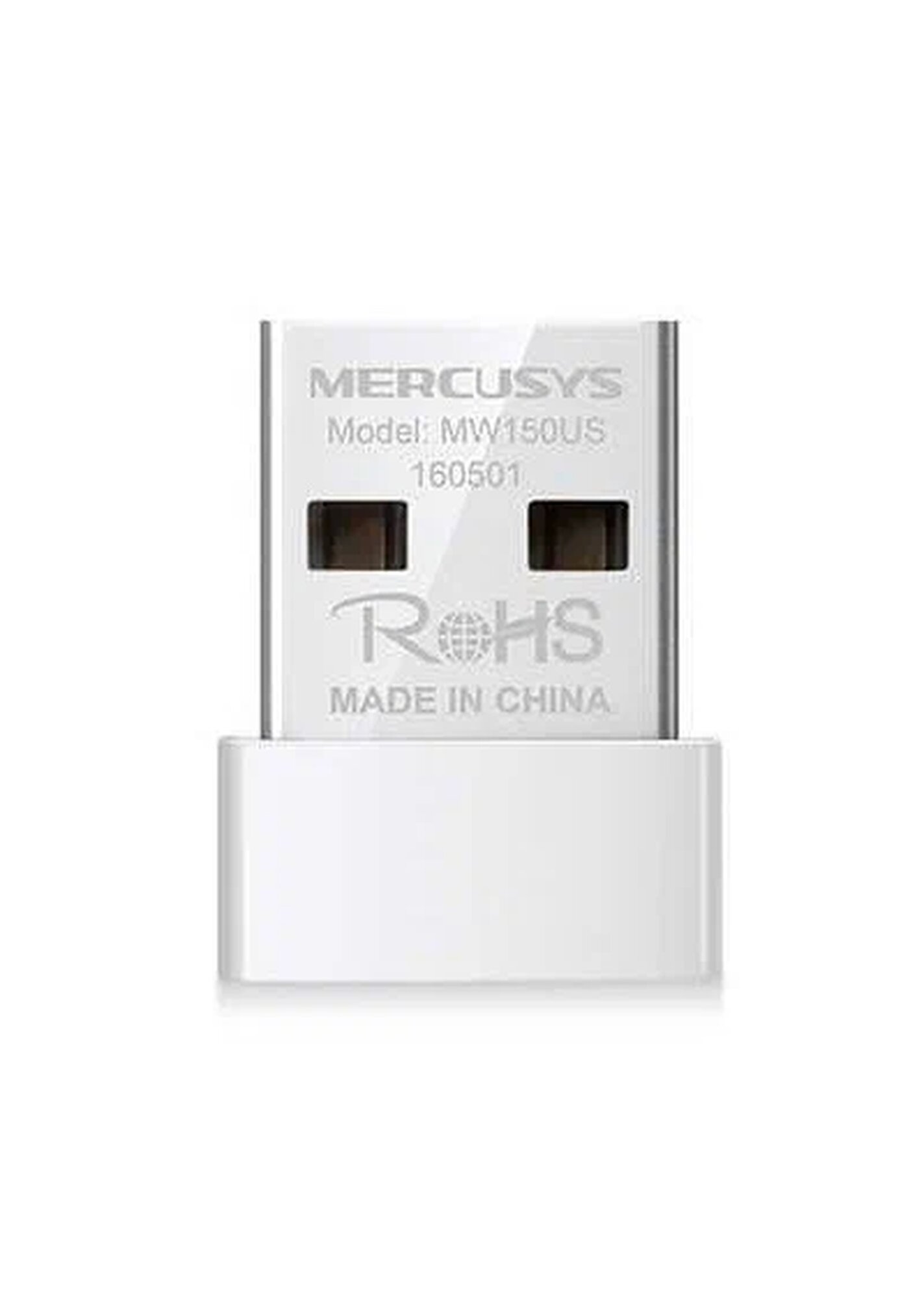 Адаптер WiFi Mercusys MW150US, беспроводное подключение, белый