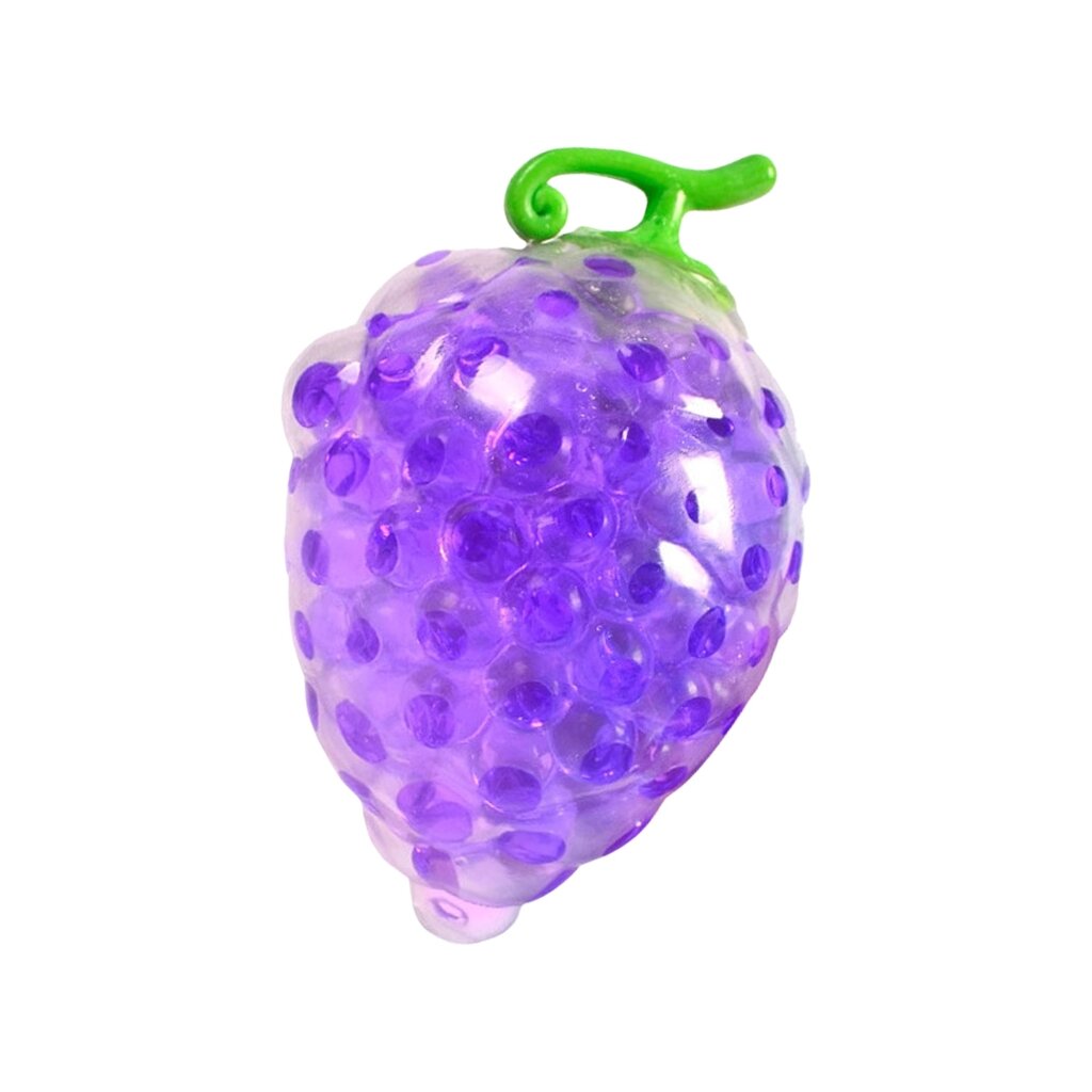 Музыка для щипания винограда дети сжимают, чтобы выпустить фруктовые шарики произвольного цвета