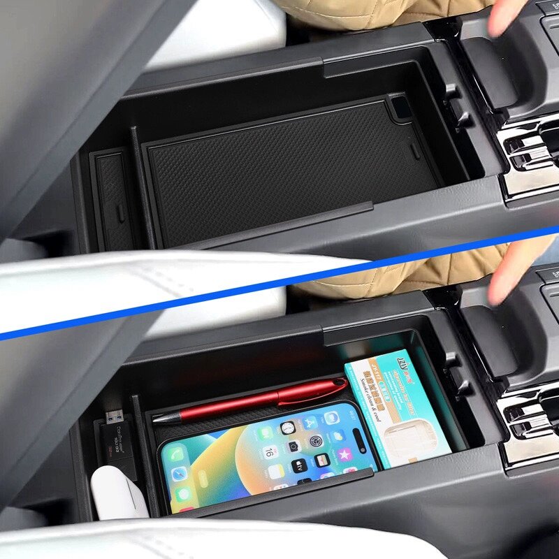 Подходит для Toyota Prius 30 серии, подлокотник-органайзер, центральный ящик для хранения, модифицированный для Prius