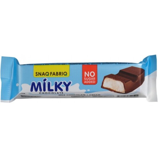 Шоколадный батончик Snaq Fabriq Milky Молочный шоколад со сливочной начинкой 34 г