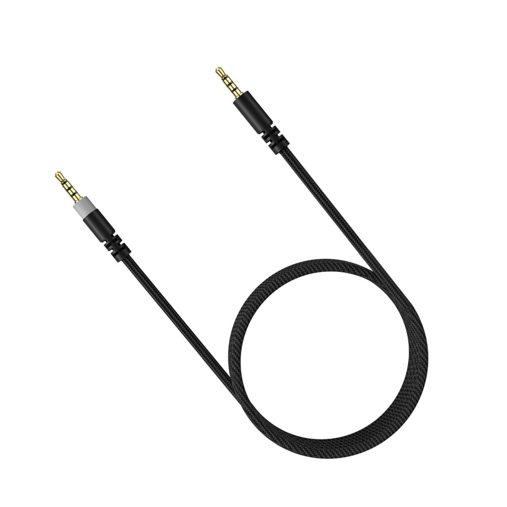 Подходит для кабеля для наушников HyperX Cloud Alpha-1,5 м черного цвета