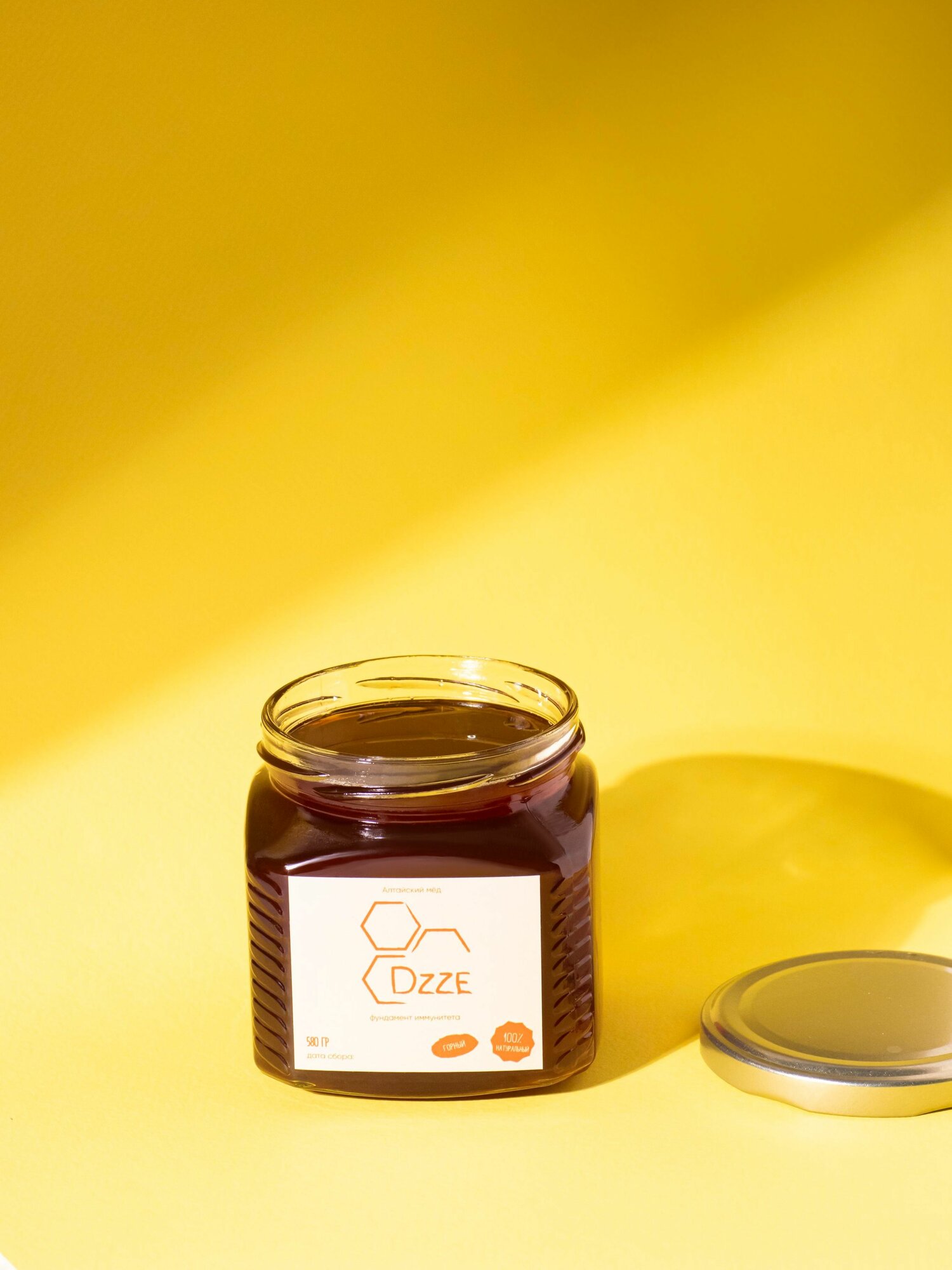 Горный мёд, Алтай край, сбор 2025 год, (580г), натуральный мёд