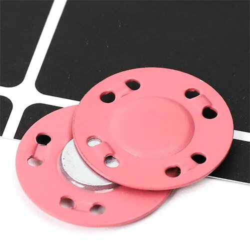 Магнитные кнопки для одежды 5 шт. watermelon pink