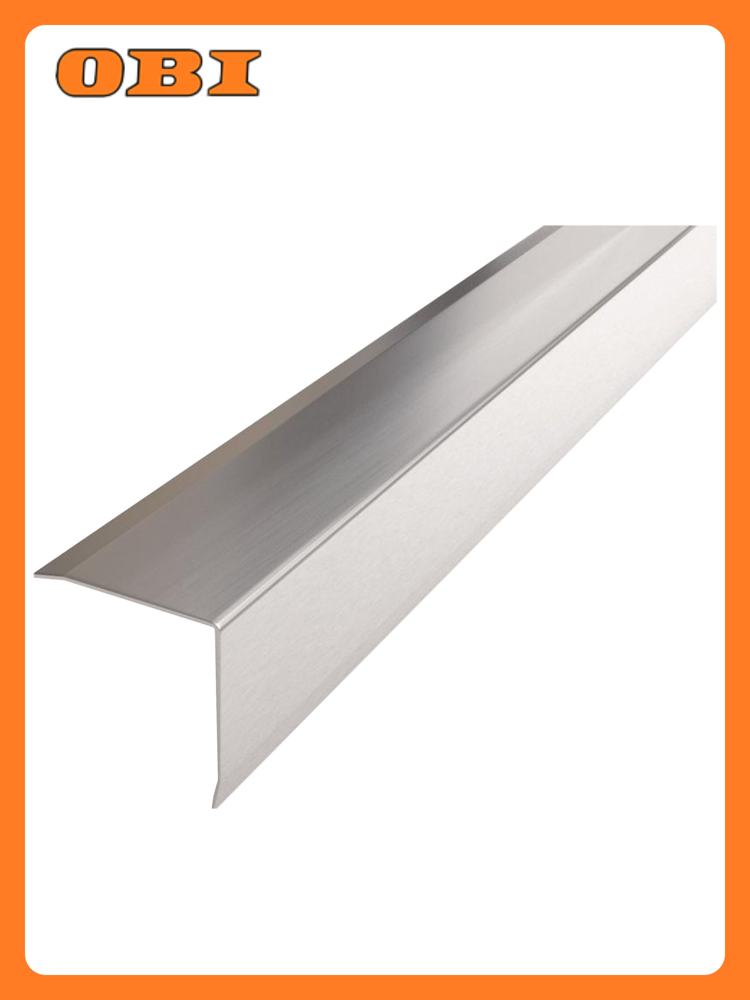 Профиль угловой стальной Лука ПУ 30-1НС, Г-образный, серый, 2700x30x0,8мм