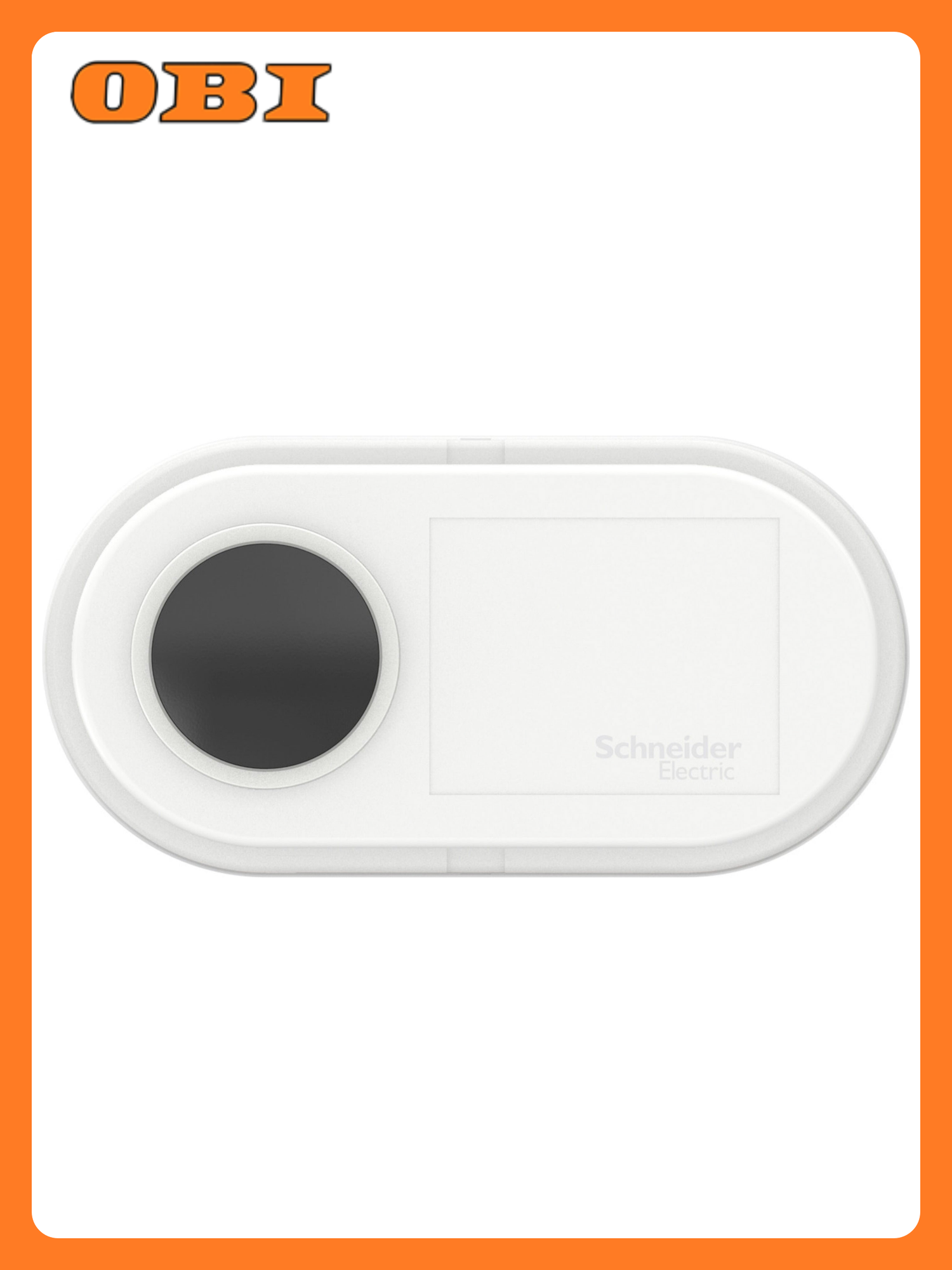 Кнопка звонка Schneider Electric BLANCA, проводная, IP20, белая