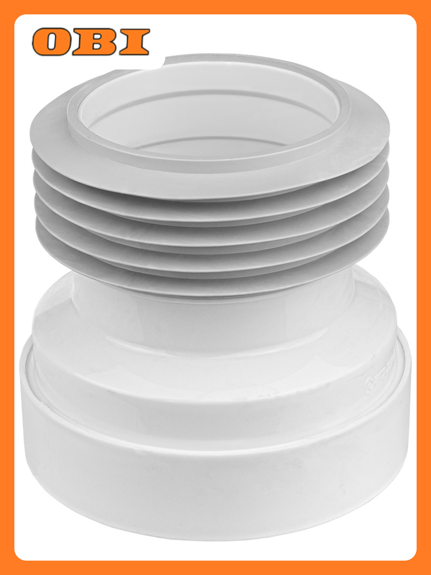 Манжета для унитаза MasterProf жёсткая прямая (диаметр подключения 110мм)