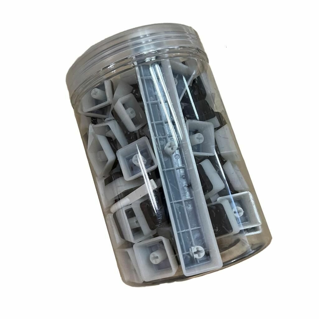 117-клавишные пудинговые OEM-клавиши, Черный