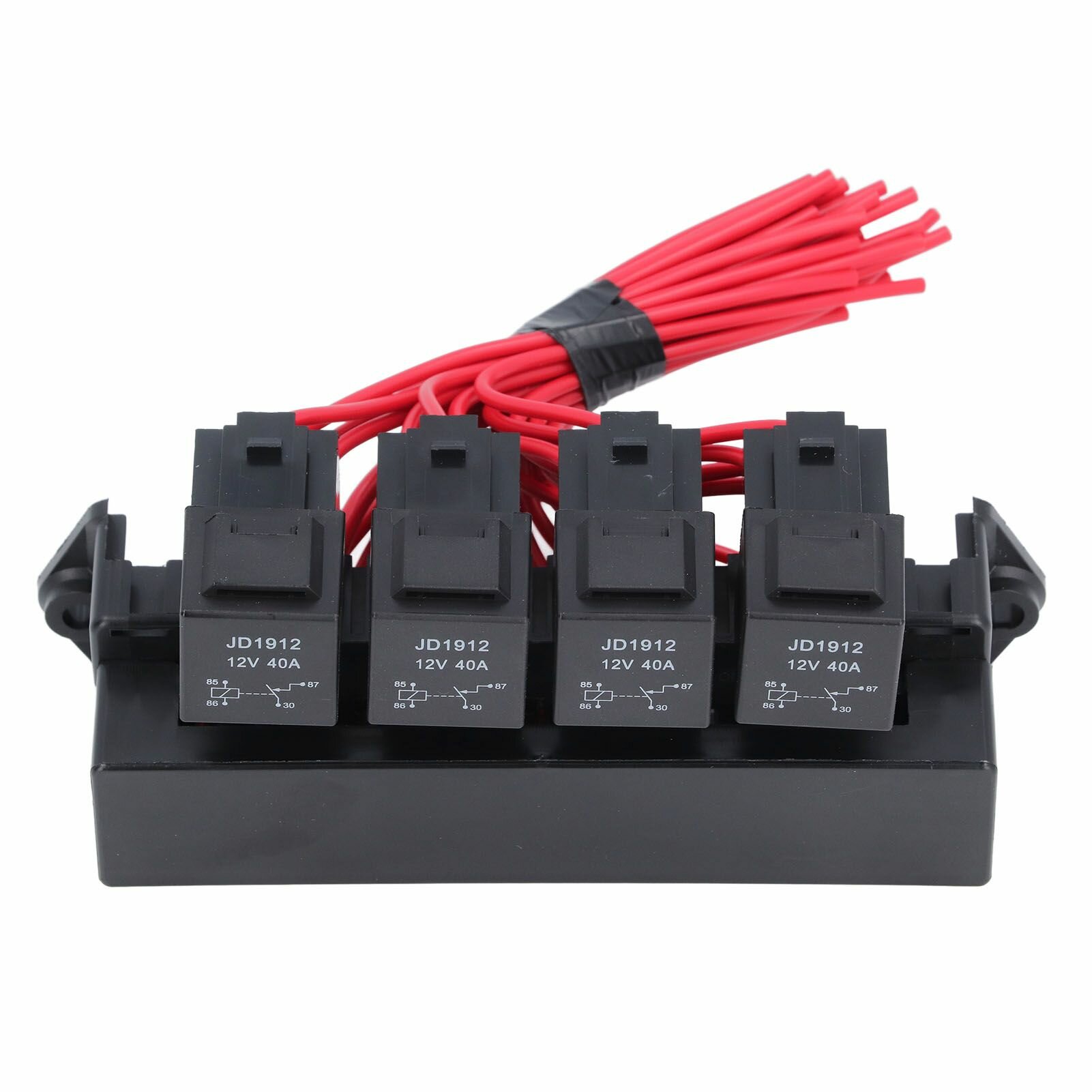 15-слотовый блок реле и предохранителей, водонепроницаемый, 4-контактный, 12V 40A, для авто и лодок