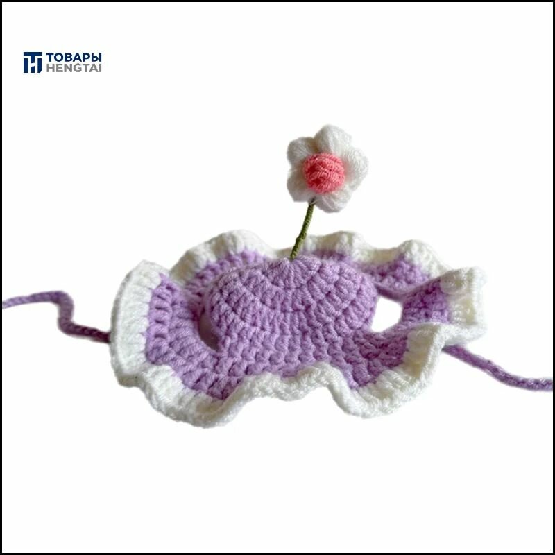 Шапка для кошек и собак мелких пород Головной убор для домашних животных, плетеная шляпа, косплейный реквизит