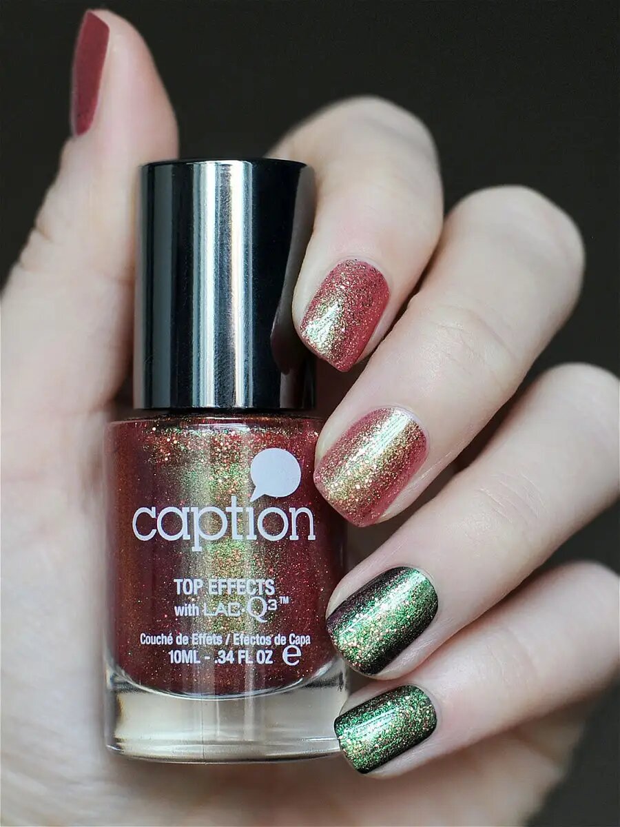 Лак-топпер CAPTION Young Nails с шиммером, 10 мл