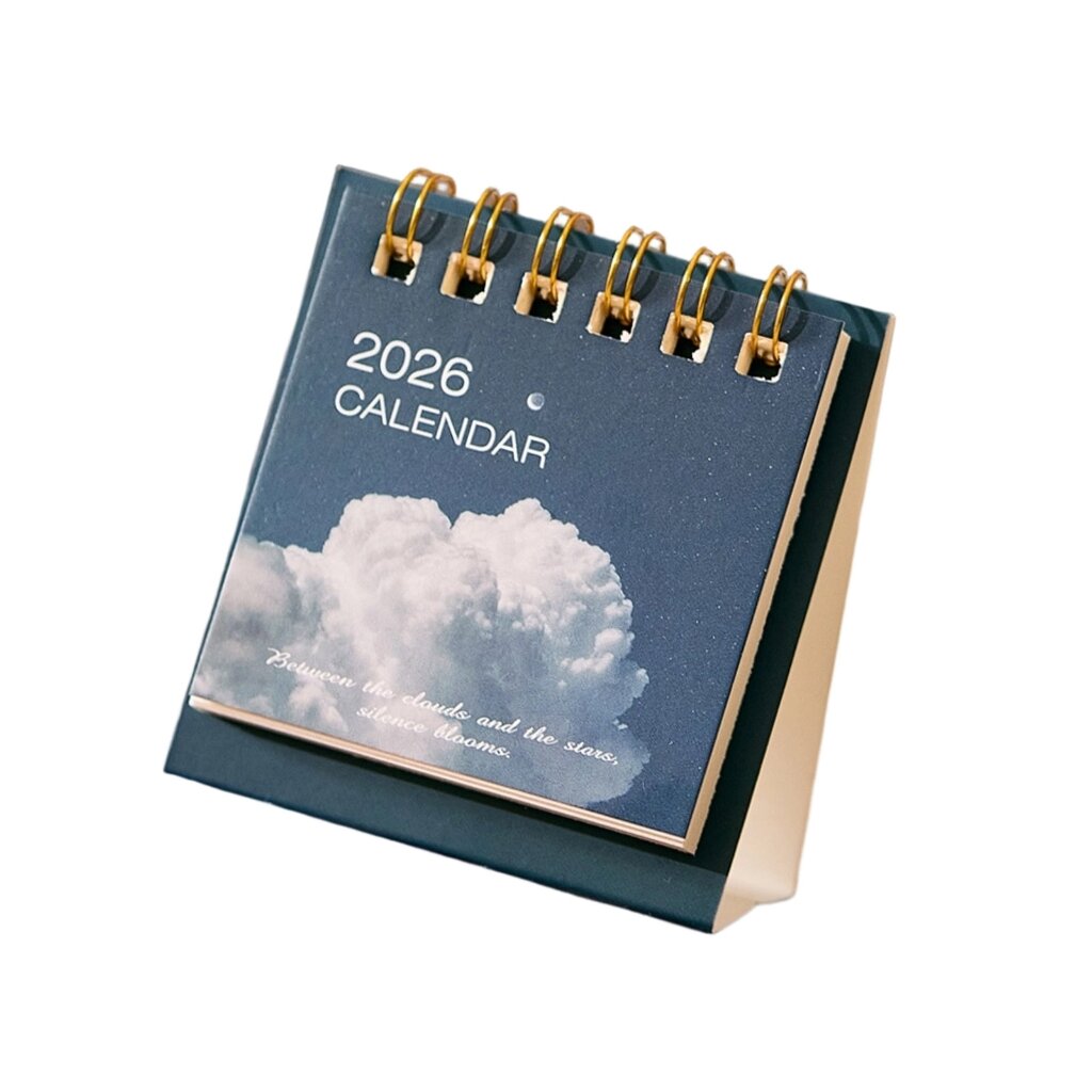 Маленький настольный календарь-планировщик на 2026 год с 20.06 по 20.12