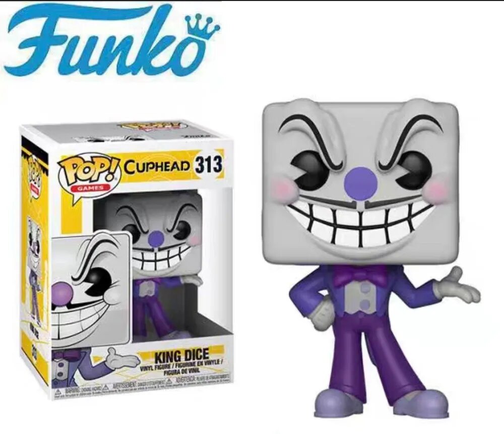 Фигурка Funko POP: Cuphead Король Дайс (King Dice) #313