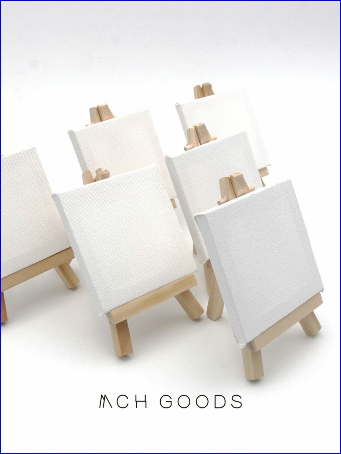 10 мини-мольбертов, размер холста 8Х8см