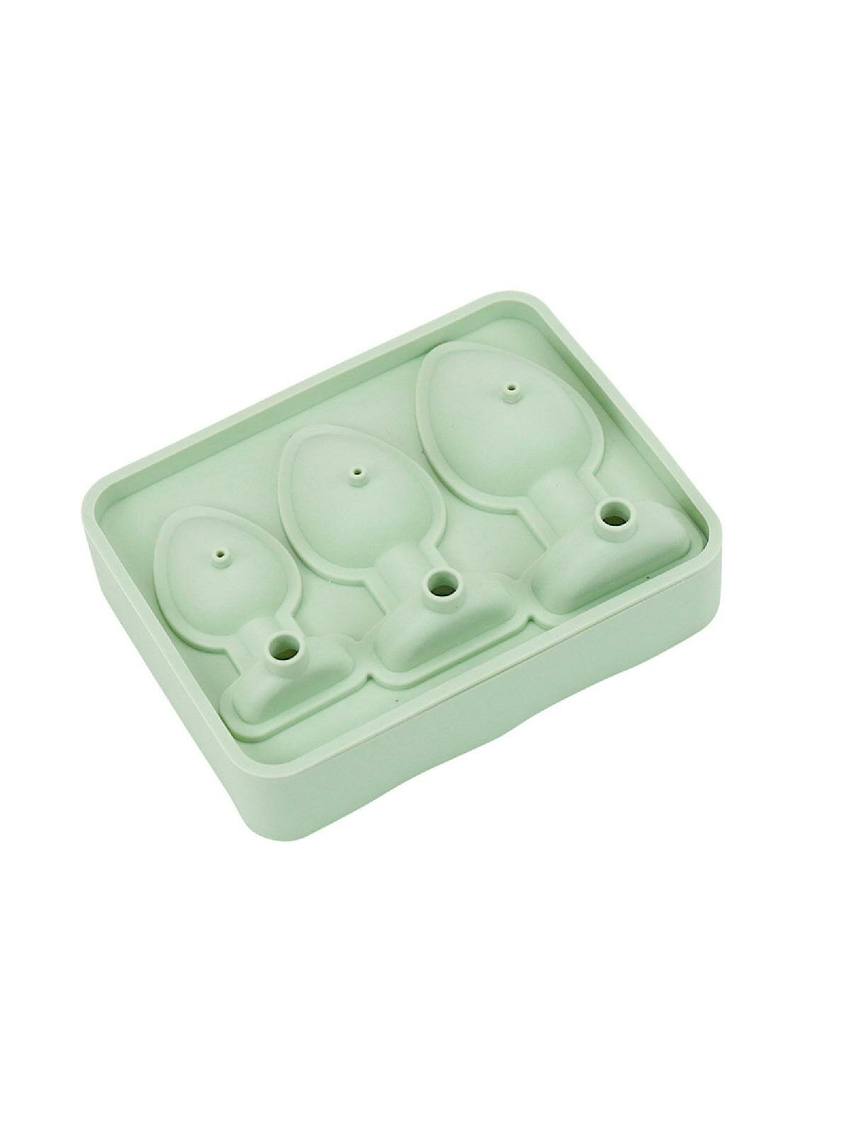 Силиконовая форма в форме 3D анальной пробки для дома и напитков на вечеринках Гибкая форма для льда